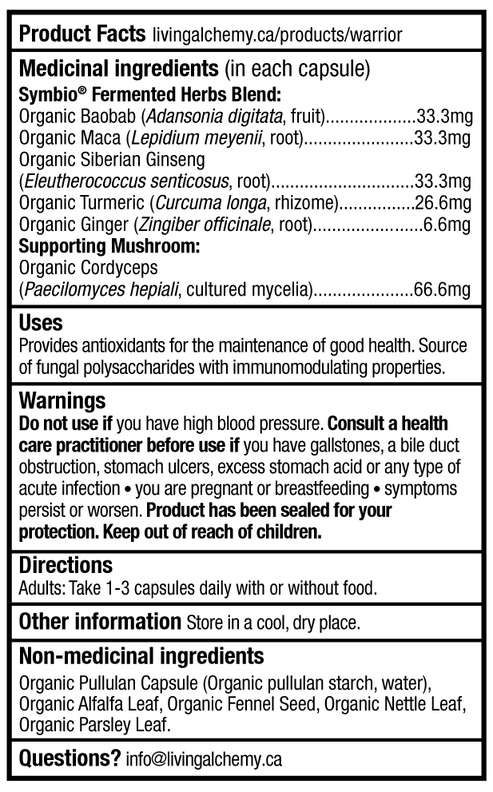 Warrior Blend | Living Alchemy - Fermented Hormone & Energy Supplement ...