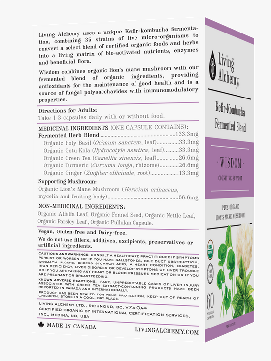 Wisdom Blend | Living Alchemy - Fermented Cognitive Supplement – Living ...