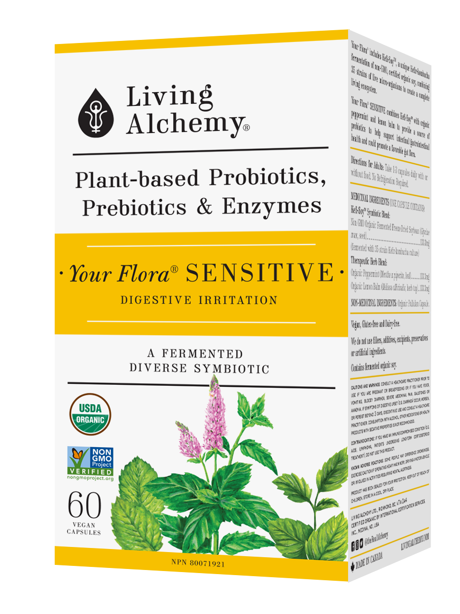 Your Flora Probiotic Sensitive | Living Alchemy - Indigestion Relief ...